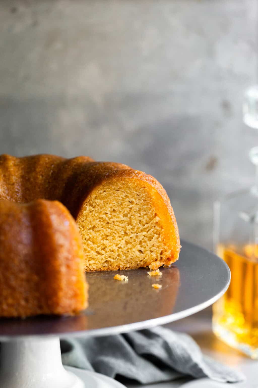 Vegan Rum Cake - Just Like the 1970's Classic! - Crumbs & Caramel