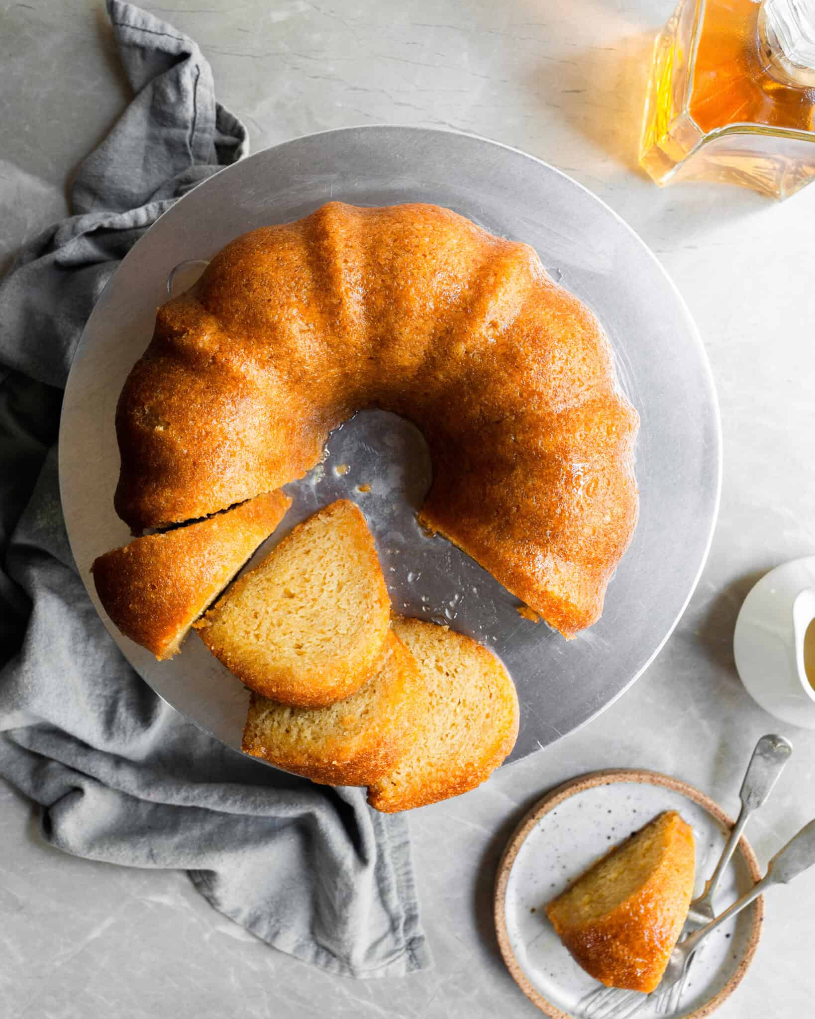 Vegan Rum Cake - Just Like the 1970's Classic! - Crumbs & Caramel