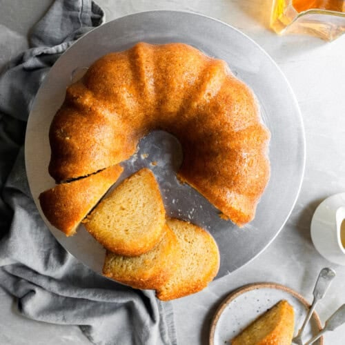 Vegan Rum Cake - Just Like the 1970's Classic! - Crumbs & Caramel