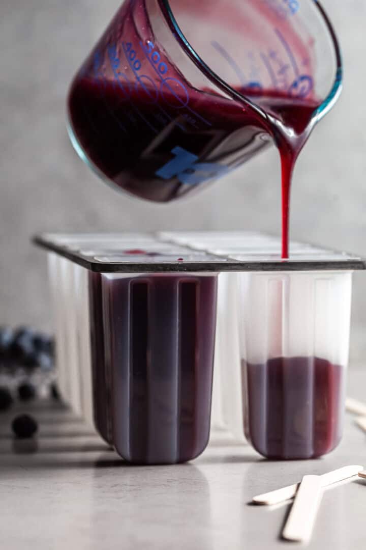 Blueberry Earl Grey Popsicles - Crumbs & Caramel