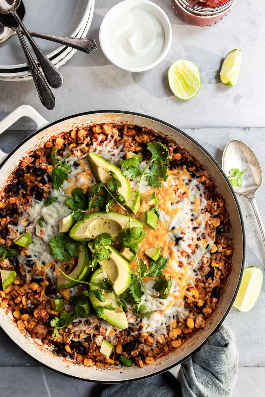 Easy Vegan Mexican Rice Casserole - Oven Bake or Instant Pot - Crumbs ...