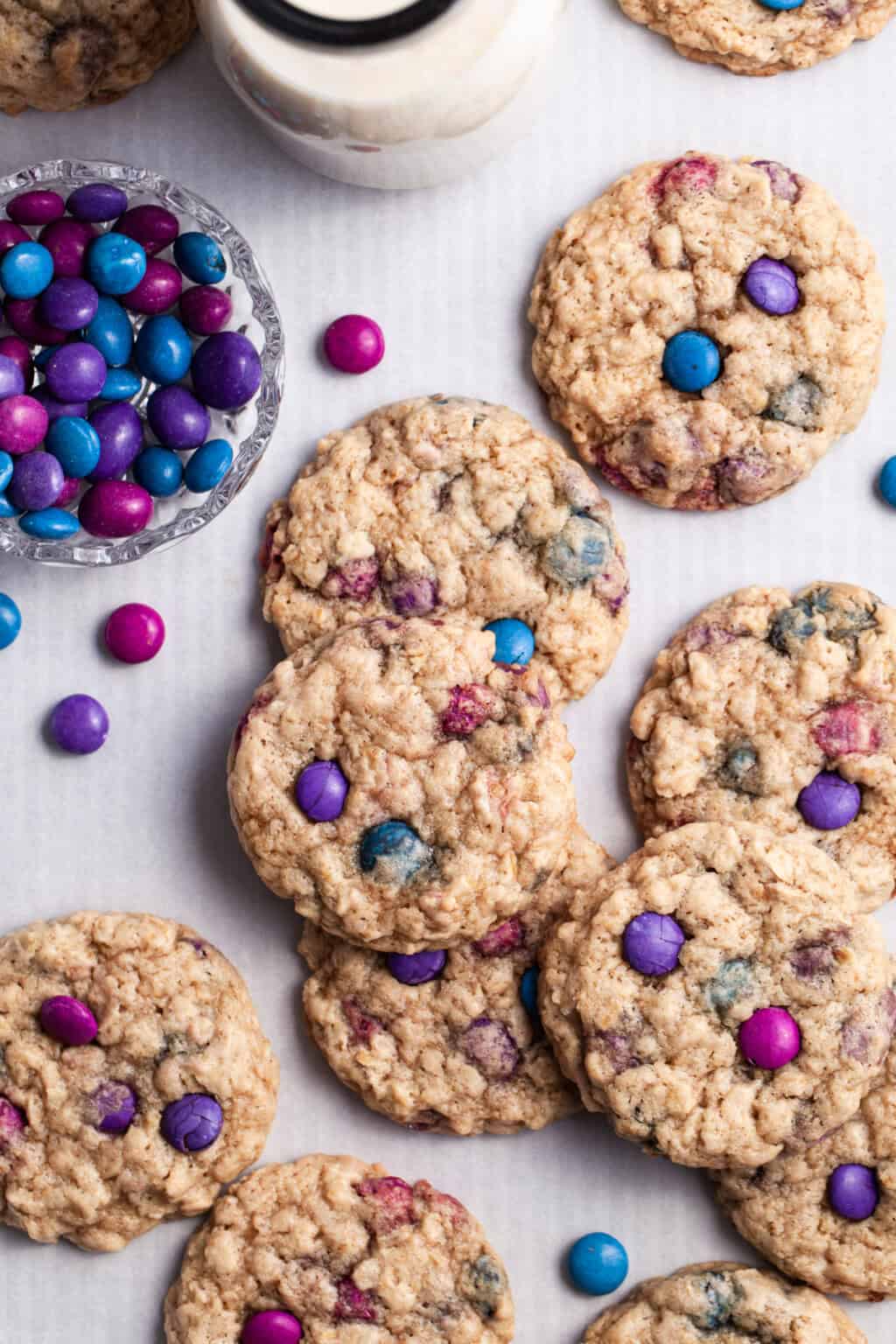Vegan M&M Cookie Mix in a Jar - Crumbs & Caramel