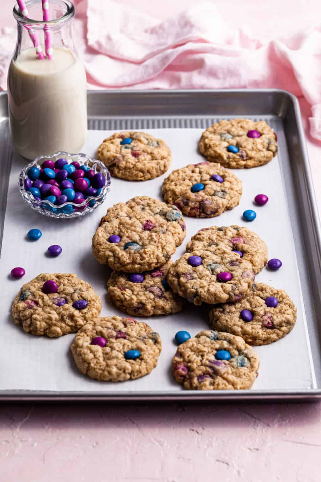 Vegan M&M Cookie Mix in a Jar - Crumbs & Caramel
