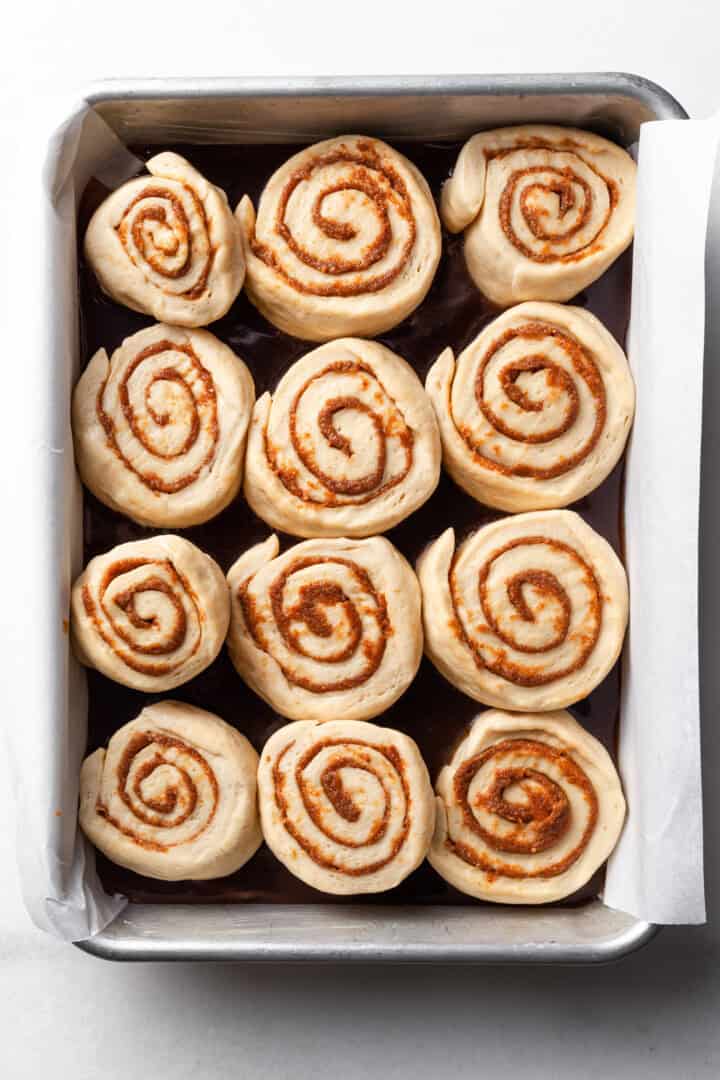 Fig Sticky Buns - Crumbs & Caramel