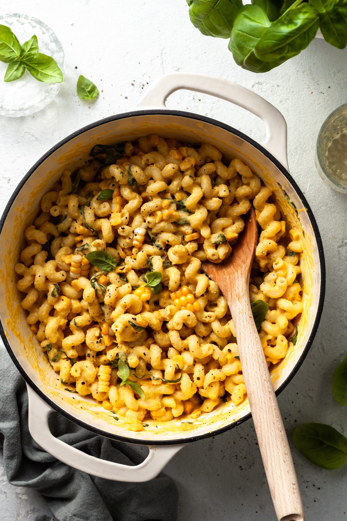 Creamy Corn Pasta (Vegan) - Crumbs & Caramel