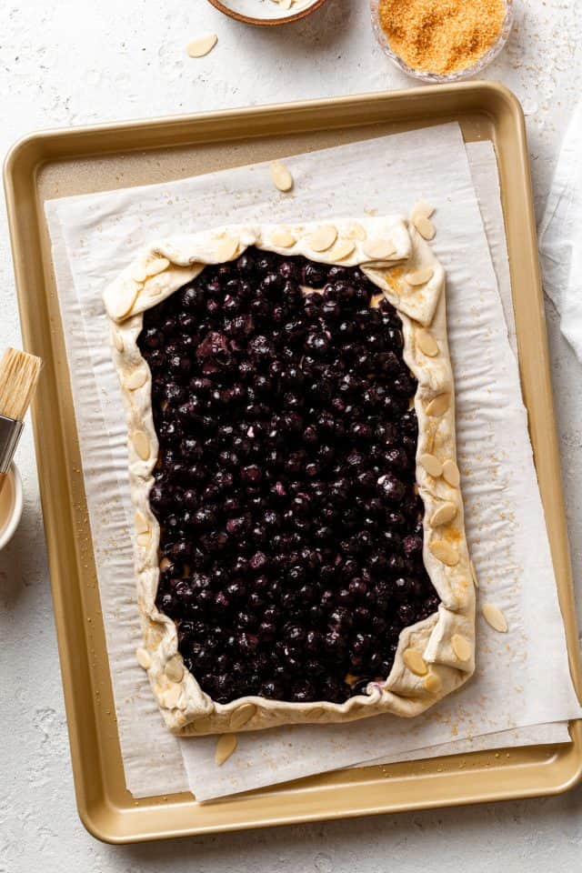 Easy Blueberry Almond Tart (Vegan) - Crumbs & Caramel