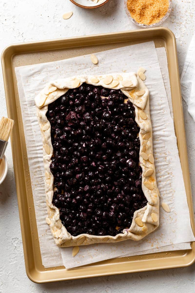 Easy Blueberry Almond Tart (Vegan) - Crumbs & Caramel