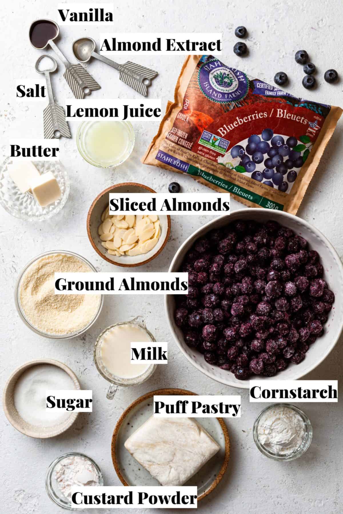 Easy Blueberry Almond Tart (Vegan) - Crumbs & Caramel