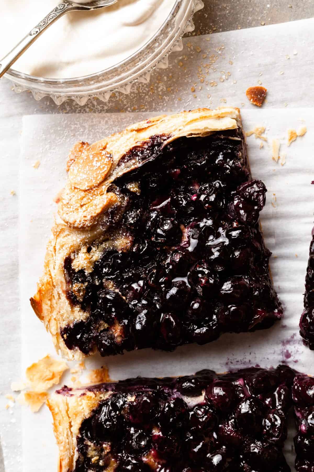 Easy Blueberry Almond Tart (Vegan) - Crumbs & Caramel